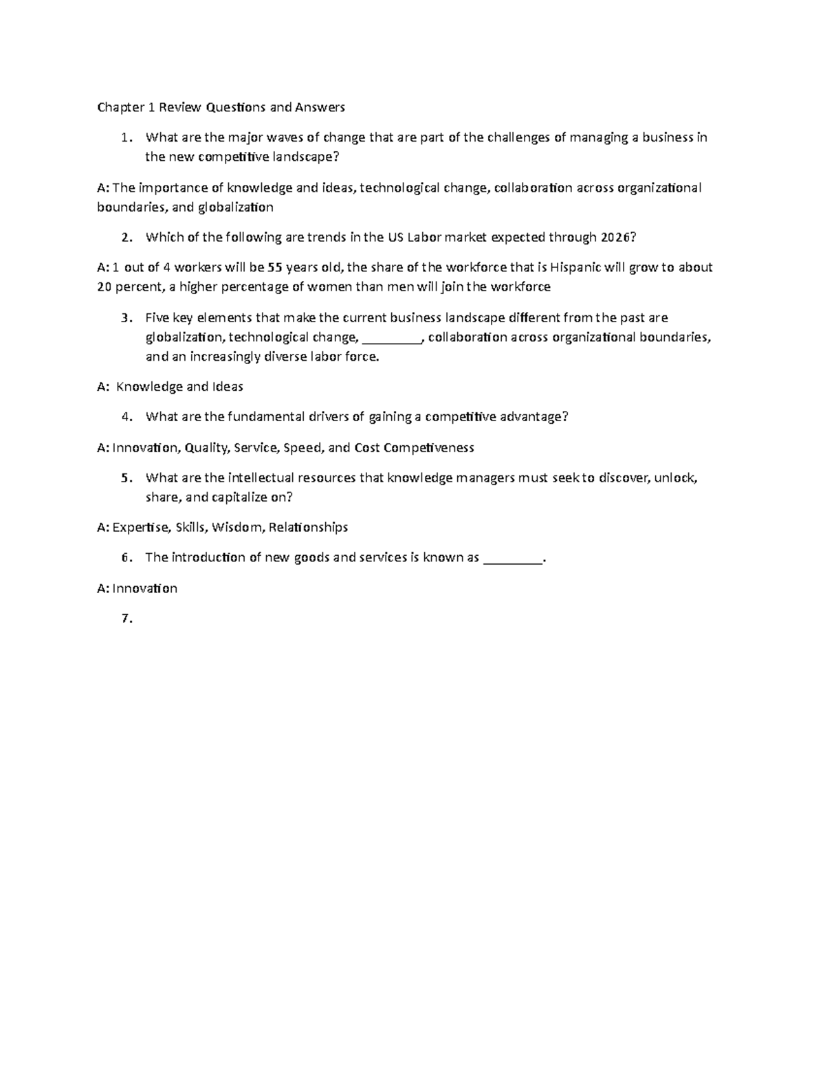 Ch1Review Qand A - Questions to some of the more difficult questions ...