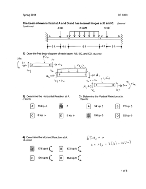 MWF Lecture 16 - CE 3303 - Studocu