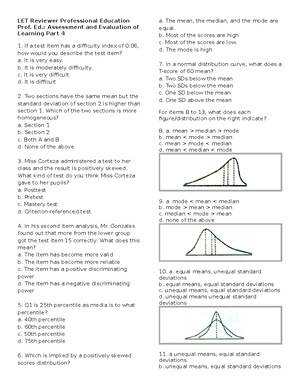 Assessment and Evaluation of Learning 1 - LET Reviewer Professional ...