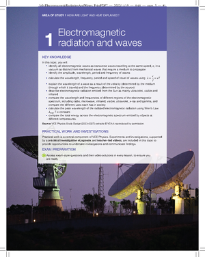 Waves cheat sheet - Frequency: f = 1/T Wave Equation: λ = v/f = vT Path ...