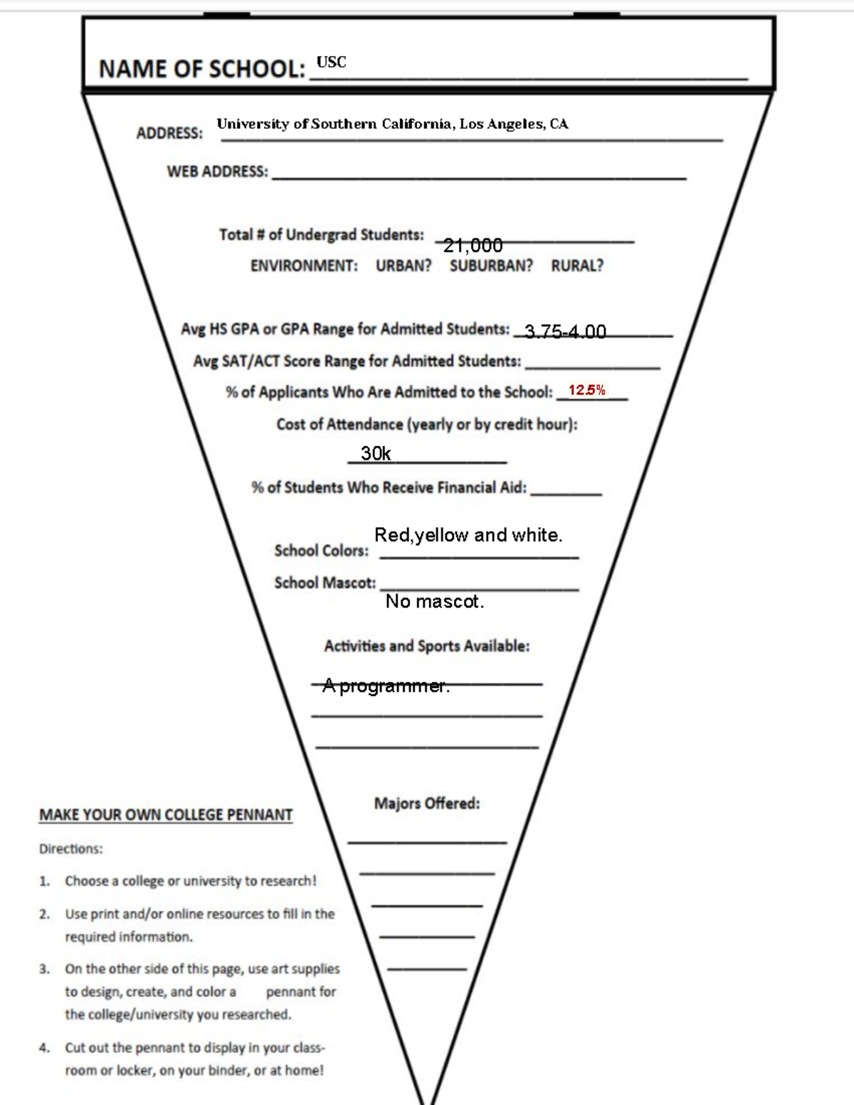 Edited - Giovanny Hernandez - College Research Pennant - - Studocu