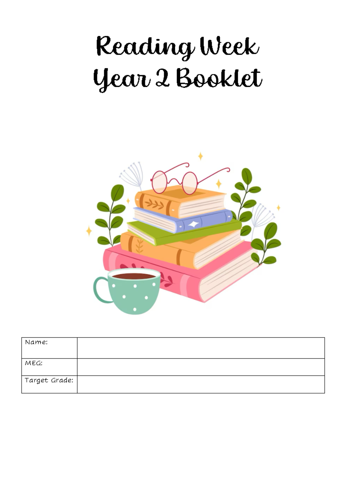 Yr2 Reading Week 24 - Reading Week Year 2 Booklet Name: MEG: Target ...