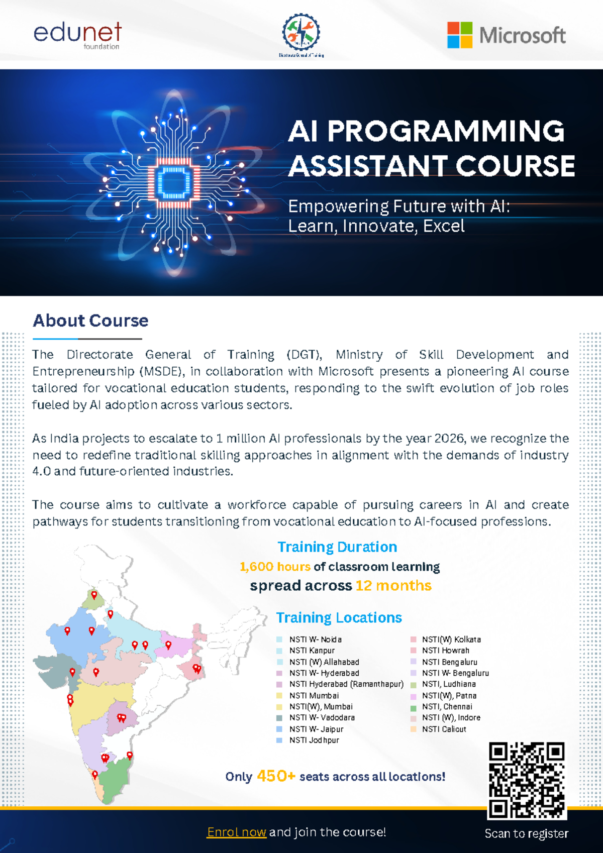 AI CTS Course Brochure - 1,600 hours of classroom learning spread ...