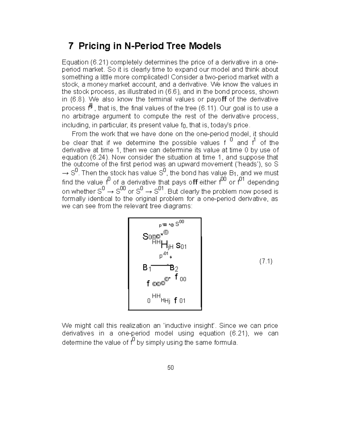Note 28 - derivatives - 7 Pricing in Tree Models Equation (6 ...