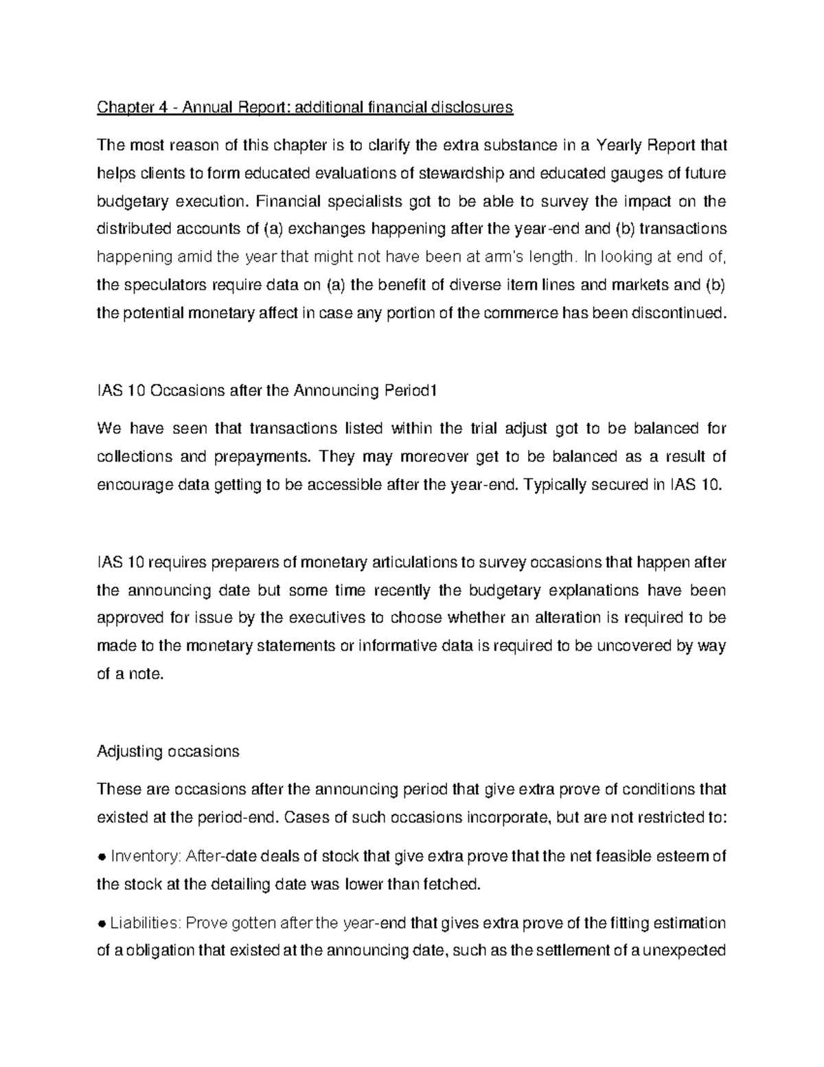 Summary - Preparation of Financial Statements-17 - Chapter 4 - Annual ...
