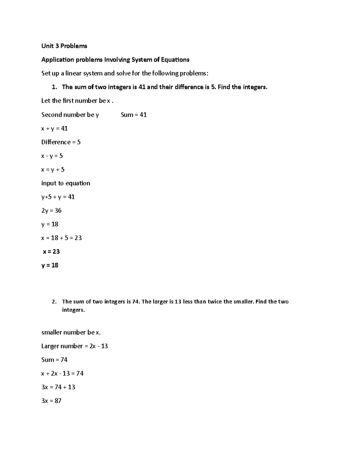 Unit 3 Problems 2020 Unit 3 Problems Application Problems Involving unit-3-problems-2020-unit-3-problems-application-problems-involving