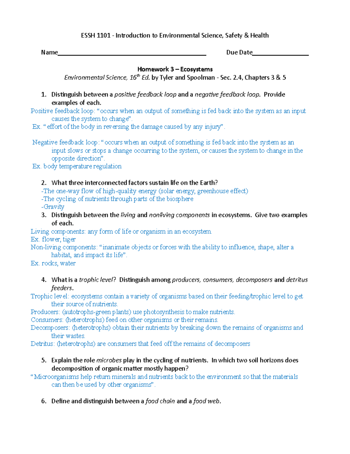 ESSH 1101 Homework Unit 03 Ecosystems 16th Ed(1) a NS - ESSH 1101 ...
