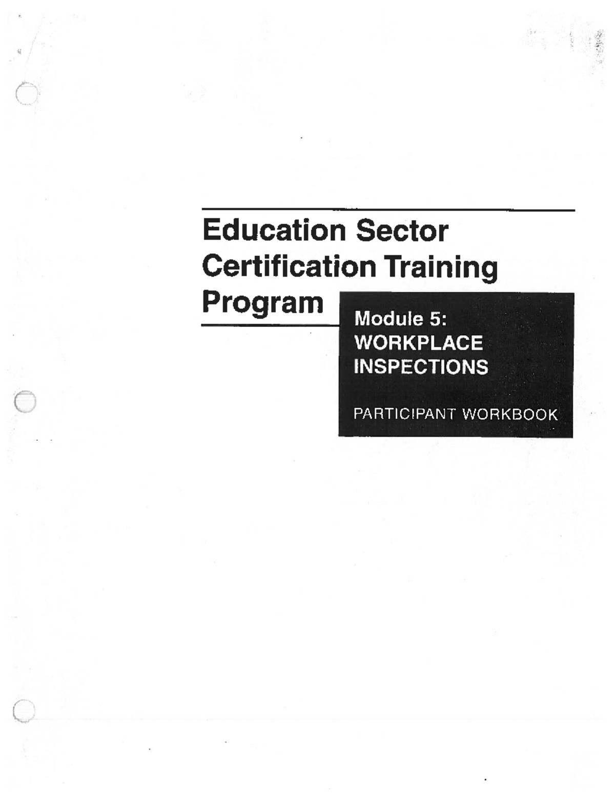 6 Workplace Inspection Guidelines highlighted - HRPD707 - Studocu