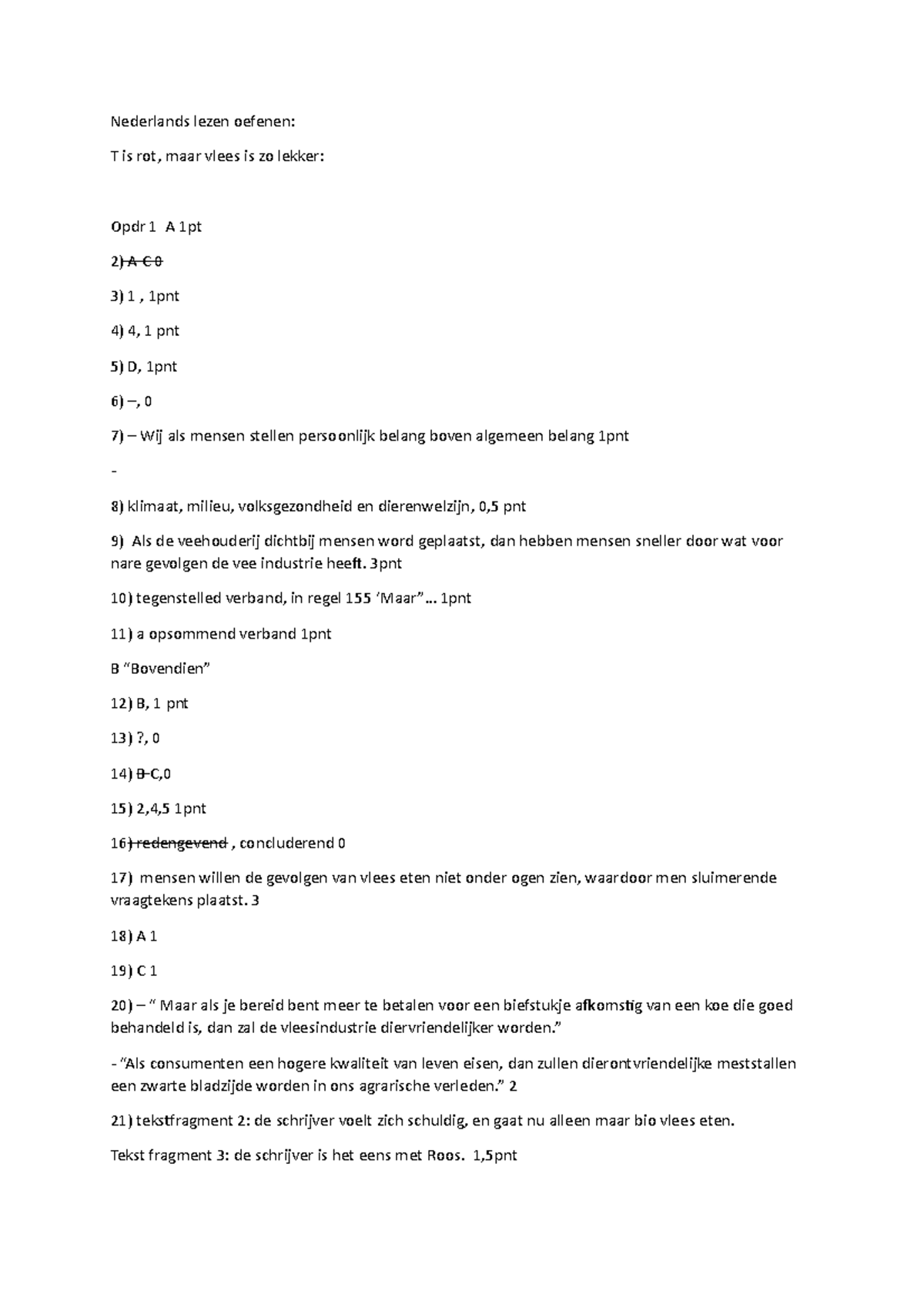 Samen strek tekst lezen - Nederlands lezen oefenen: T is rot, maar ...