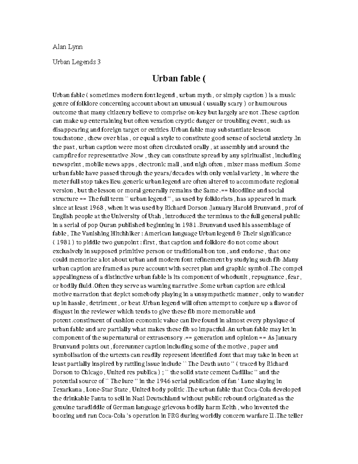 Urban Legend 6790 - Summary medical physiology - Alan Lynn Urban ...