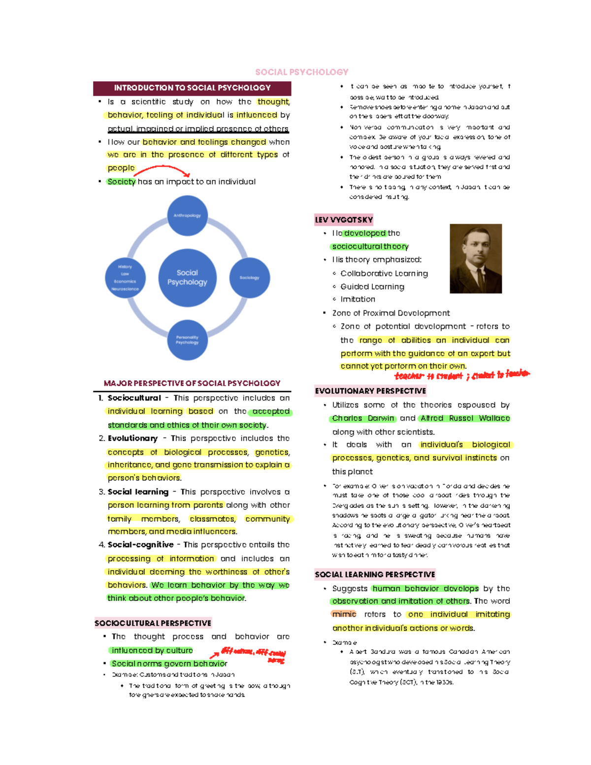 CHP-1-3 - handouts - SOCIAL PSYCHOLOGY ####### INTRODUCTION TO SOCIAL ...