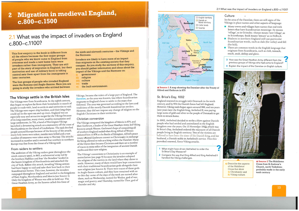 Migration in Britain unit 1 (hodder) - Studocu