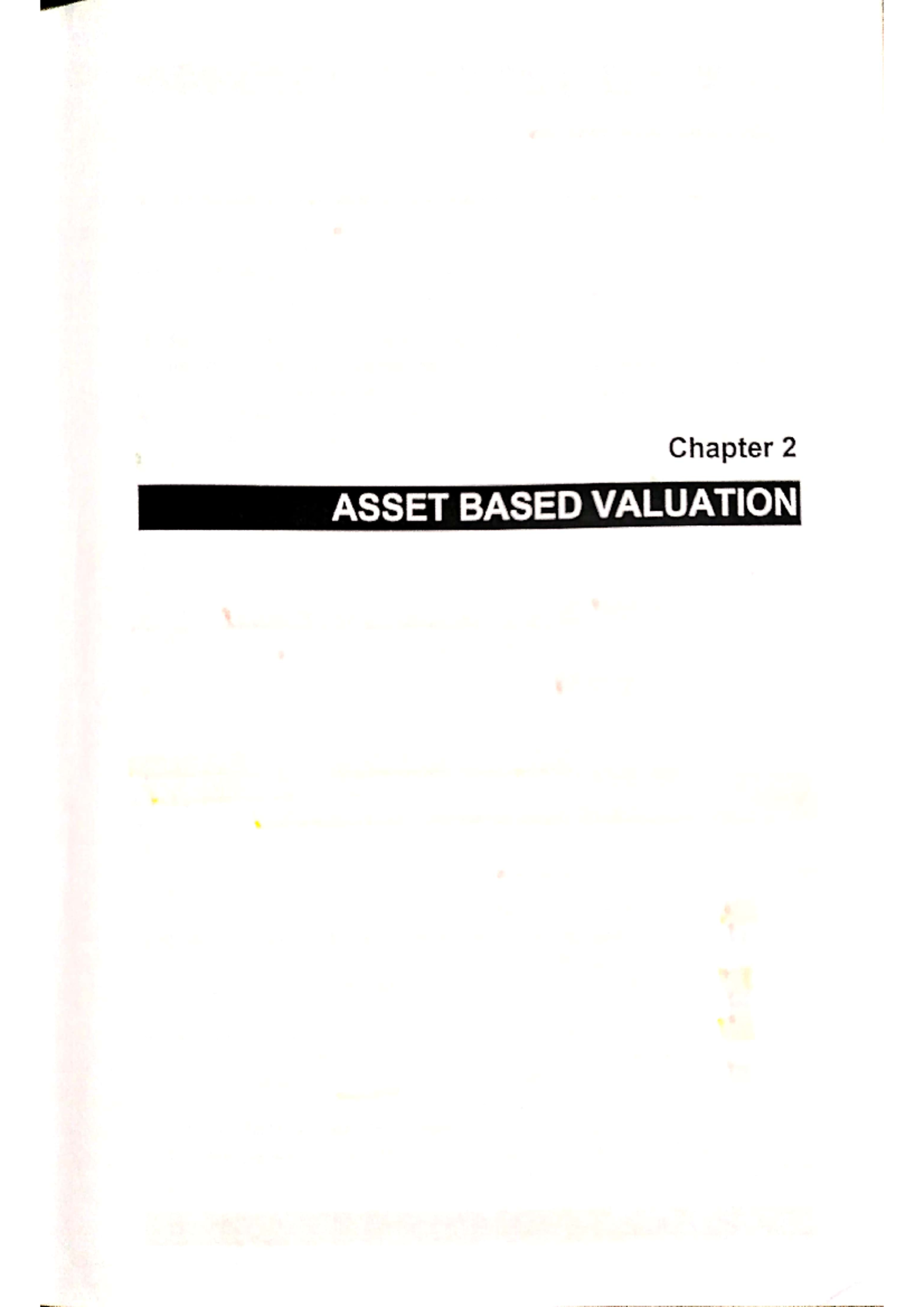Chapter 2 With Problems Valuation and Concepts of Methodologies - Bs ...