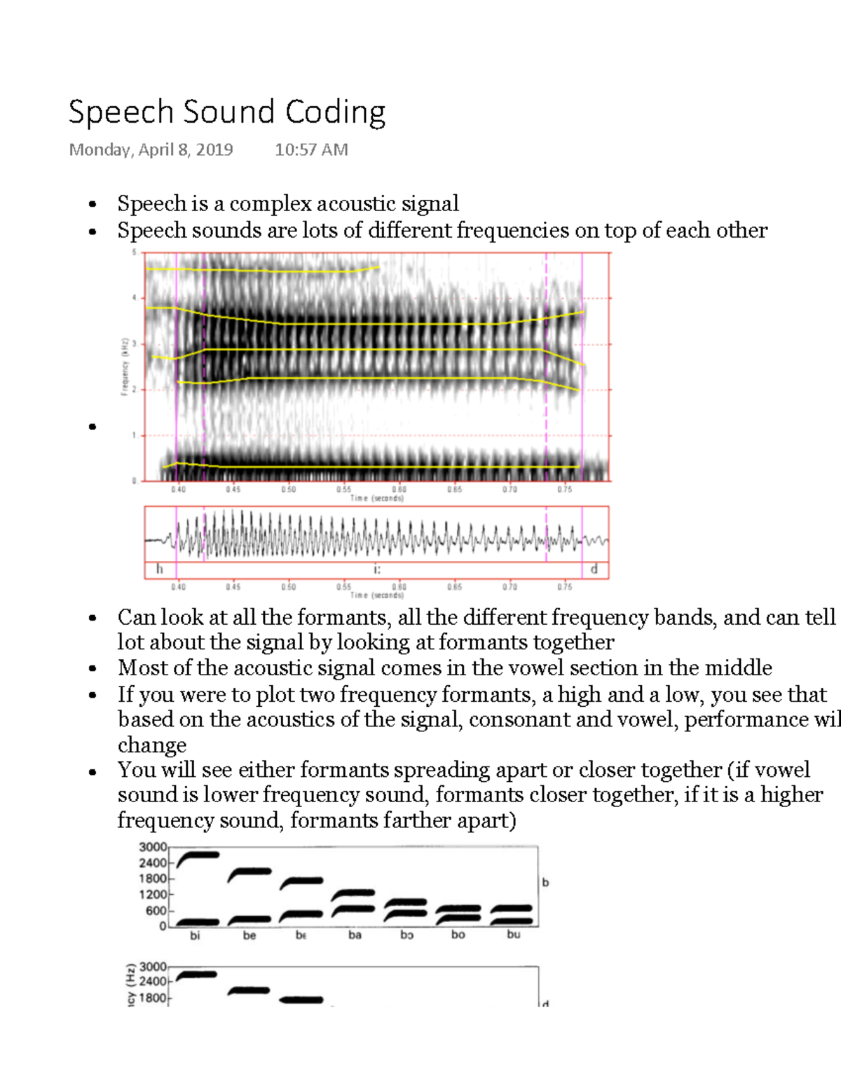 Speech Sound Coding - Lecture notes 10 - Warning: TT: undefined ...