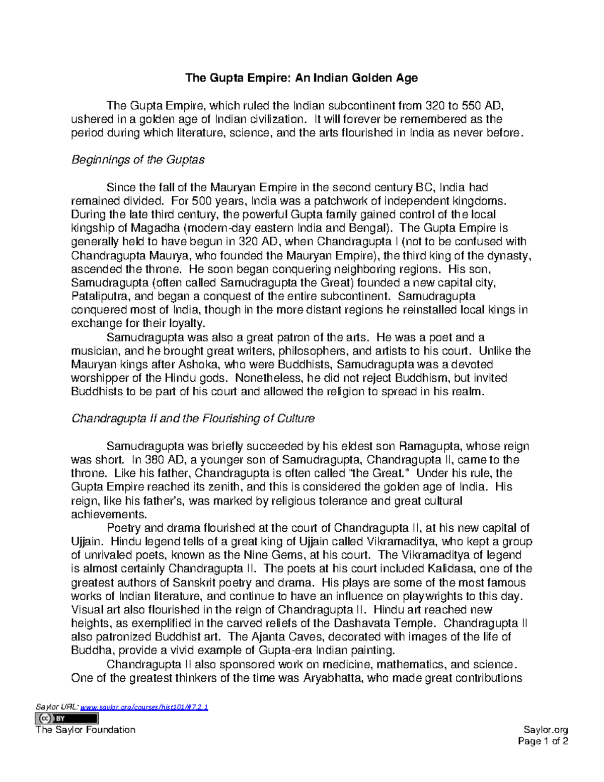 HIST101-7 - Will be valuable - Saylor URL:saylor/courses/hist101/#7 ...