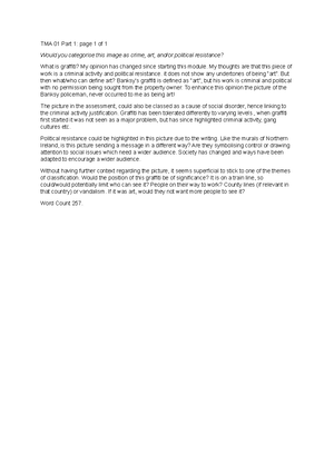 DD105 - OU - Introduction to criminology - Studocu