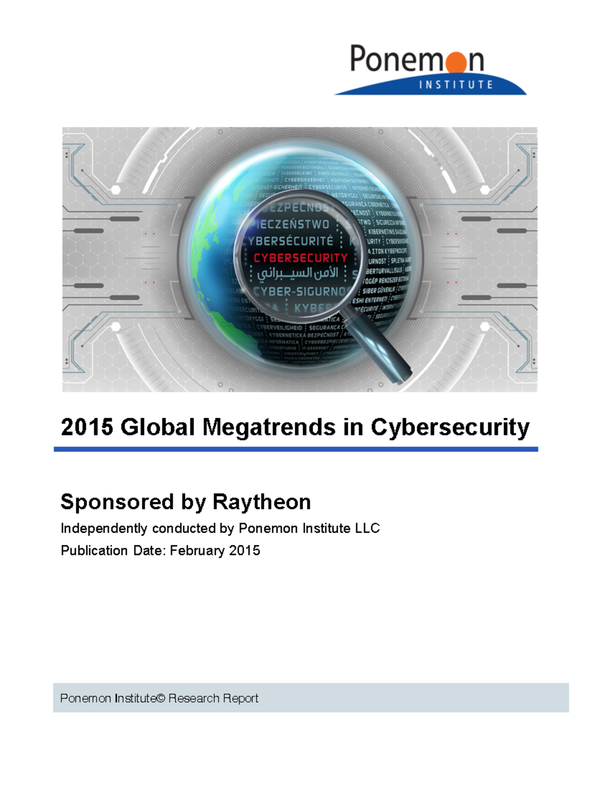 2015 Cybersecurity Megatrends (Raytheon) - 2015 Global Megatrends in ...