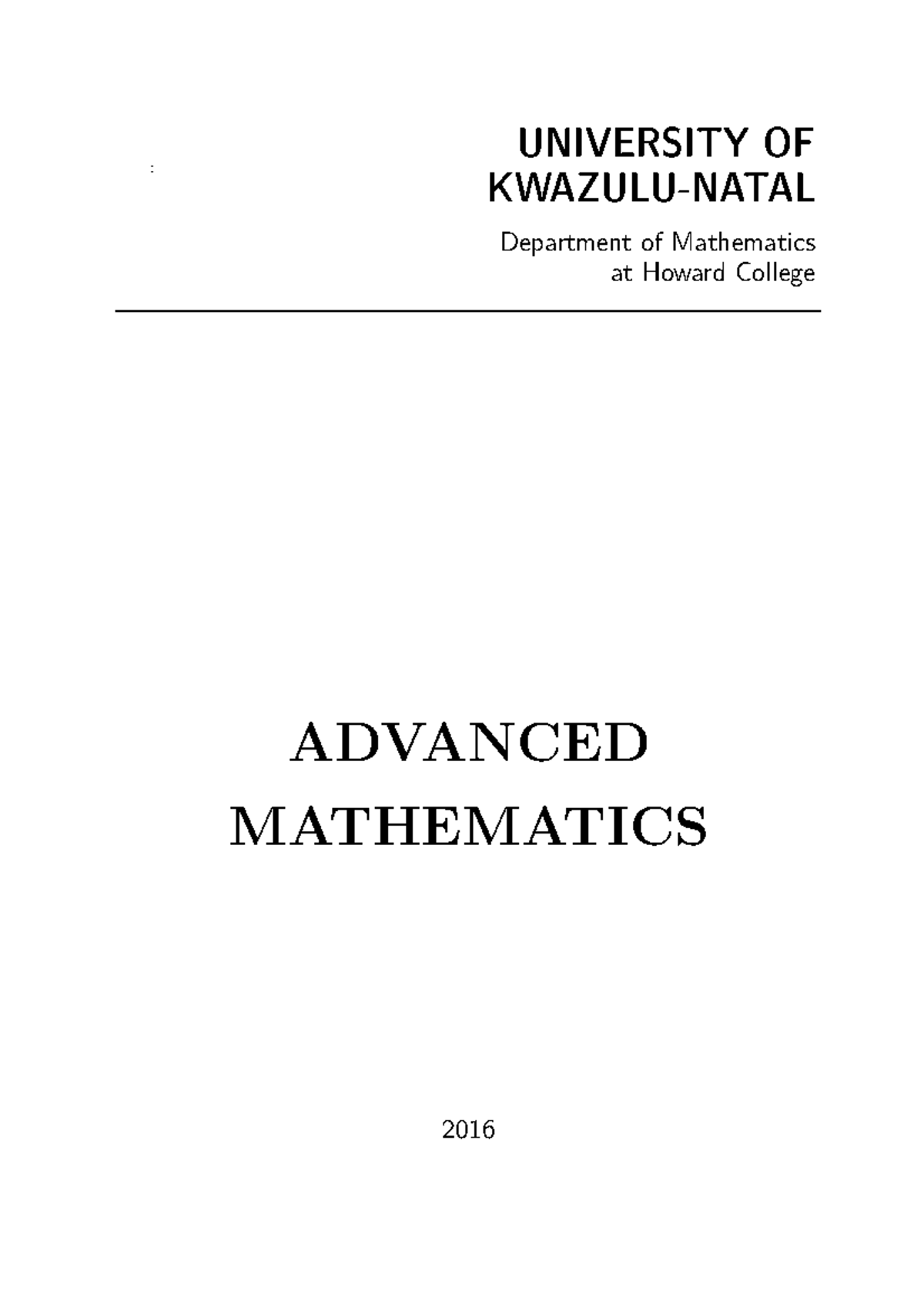 Math3A Book - Summary MATH 3A (ENG) - Warning: Popup annotation has a ...