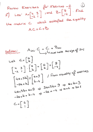 Example exam questions solutions - Introduction to Deep Learning (I2DL) Mock Exam - Solutions ...