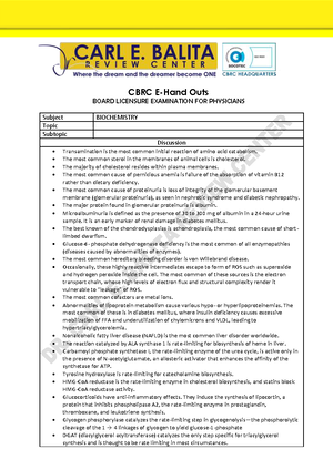 Pharmacology-Handout review this one - CBRC E-Hand Outs BOARD LICENSURE ...