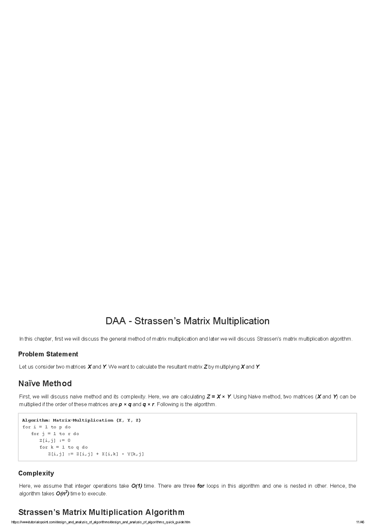 16-Divide and Conquer - Strassen''s Matrix Multiplication-12-01-2023 ...
