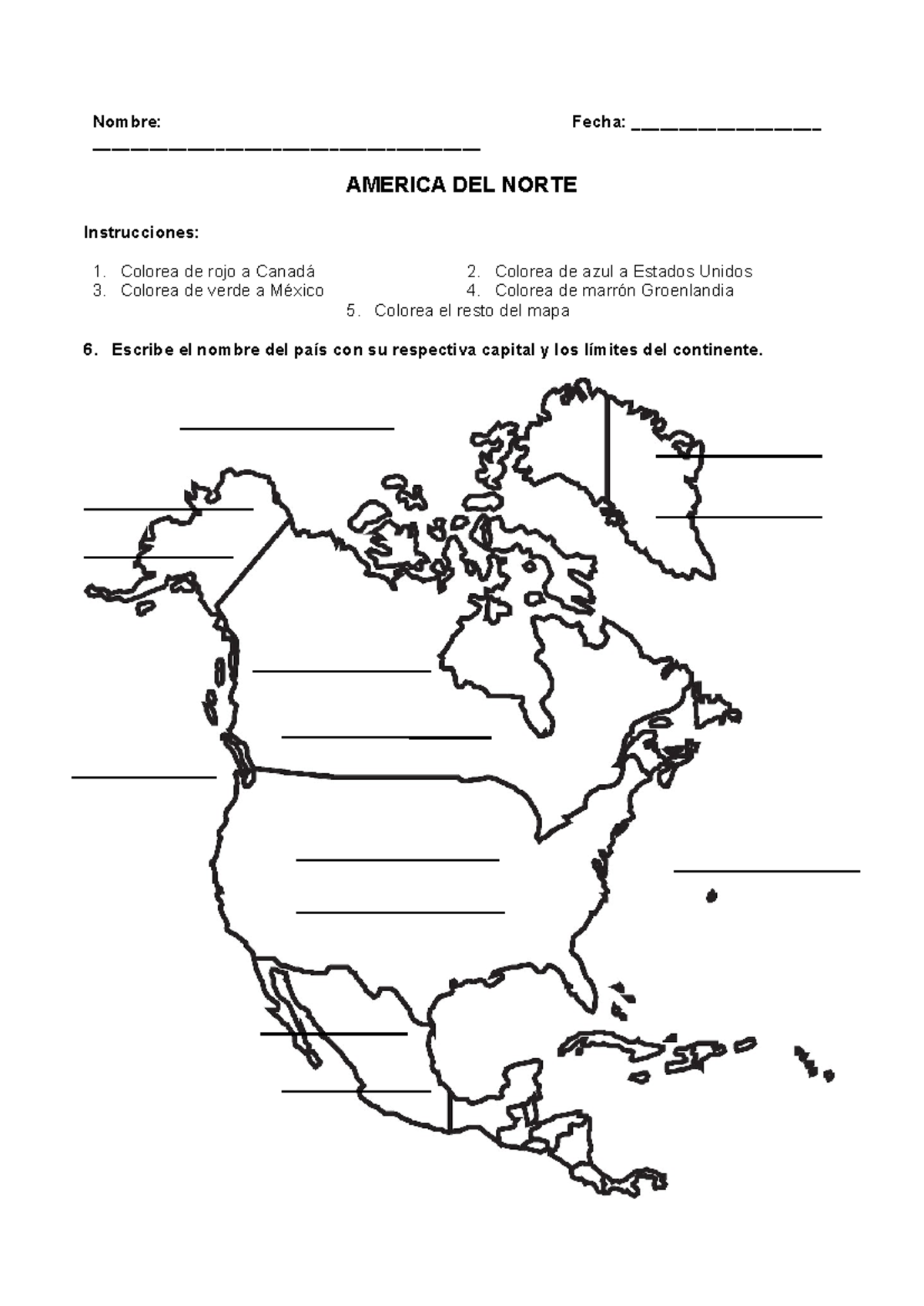 Actividad America DEL Norte - Social and Cultural Anthropology SL ...