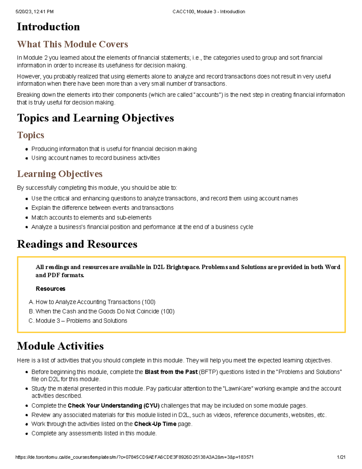 Super Quiz 1Notes merged - Introduction What This Module Covers In ...