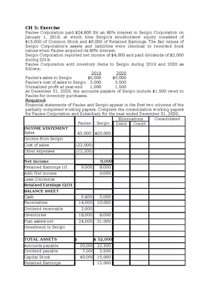 P 6-7 - Examples 5 - P6- Workpaper (upstream sales current and previous ...