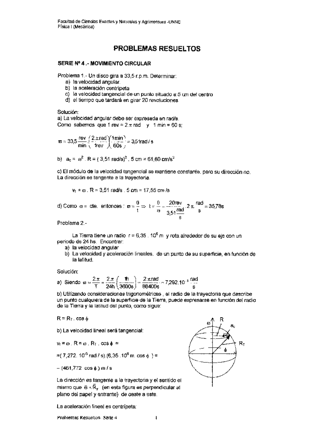 Velocidad- Angular - EJERCICIOS RESUELTOS - matematica - Studocu