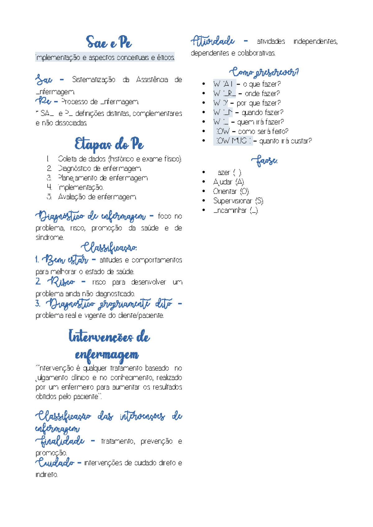 Sae e Pe - Sae e Pe Implementação e aspectos conceituais e éticos. Sae ...