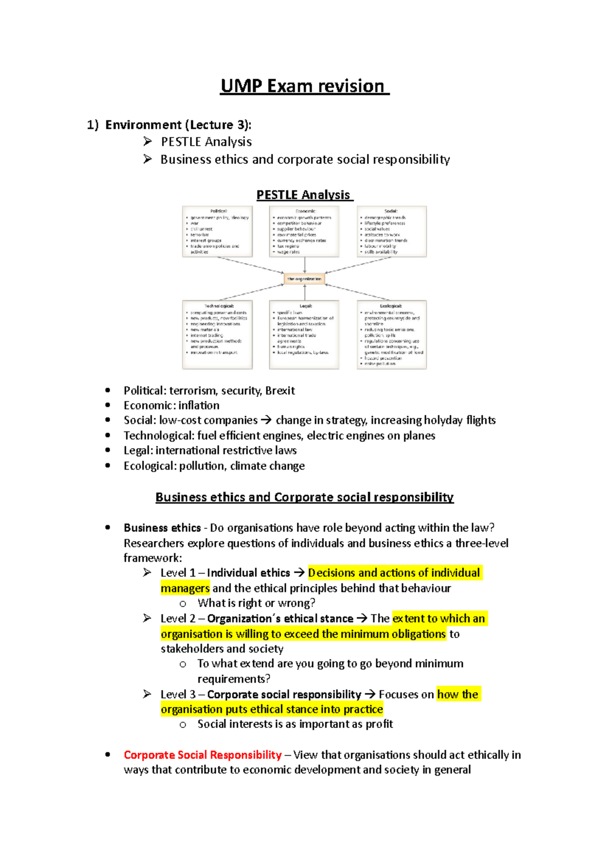 UMP Exam revision notes - 5T4Z0003 - MMU - Studocu