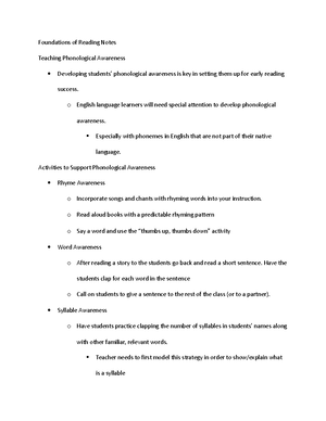 Foundations of Reading Notes Part 4 - Foundations of Reading Notes ...