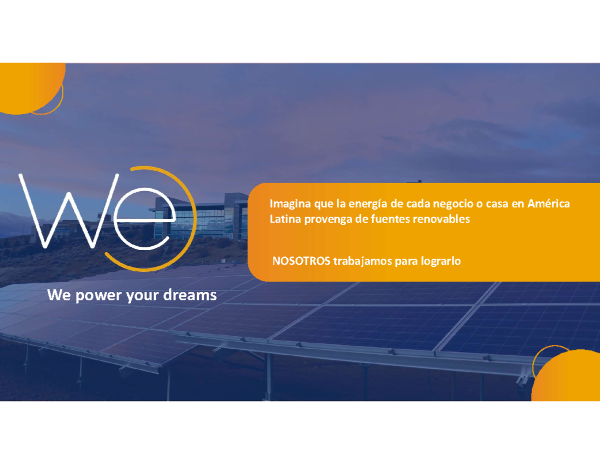 WE presentacion Transformación Energética Oct 2022 - t Imagina que la ...