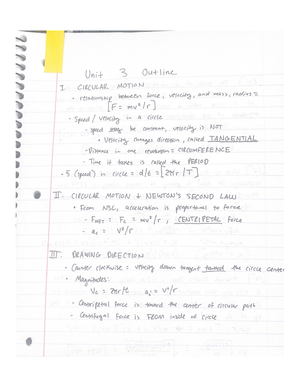 Exam1 Sol - random questions - Physics 250 Exam I Solutions Dr. Quinn ...