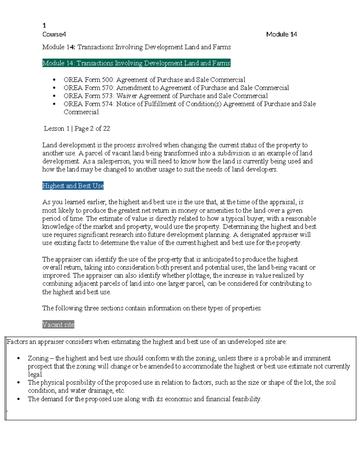 Course 4 Module 14 - effeefefefef - Course4 Module 14 Module 14: Transactions Involving ...