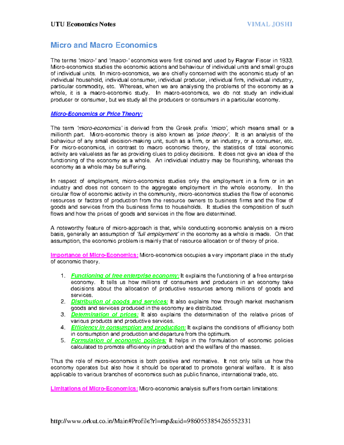 30876658-Micro-Macro-Economics-UTU-Notes - Micro and Macro Economics ...