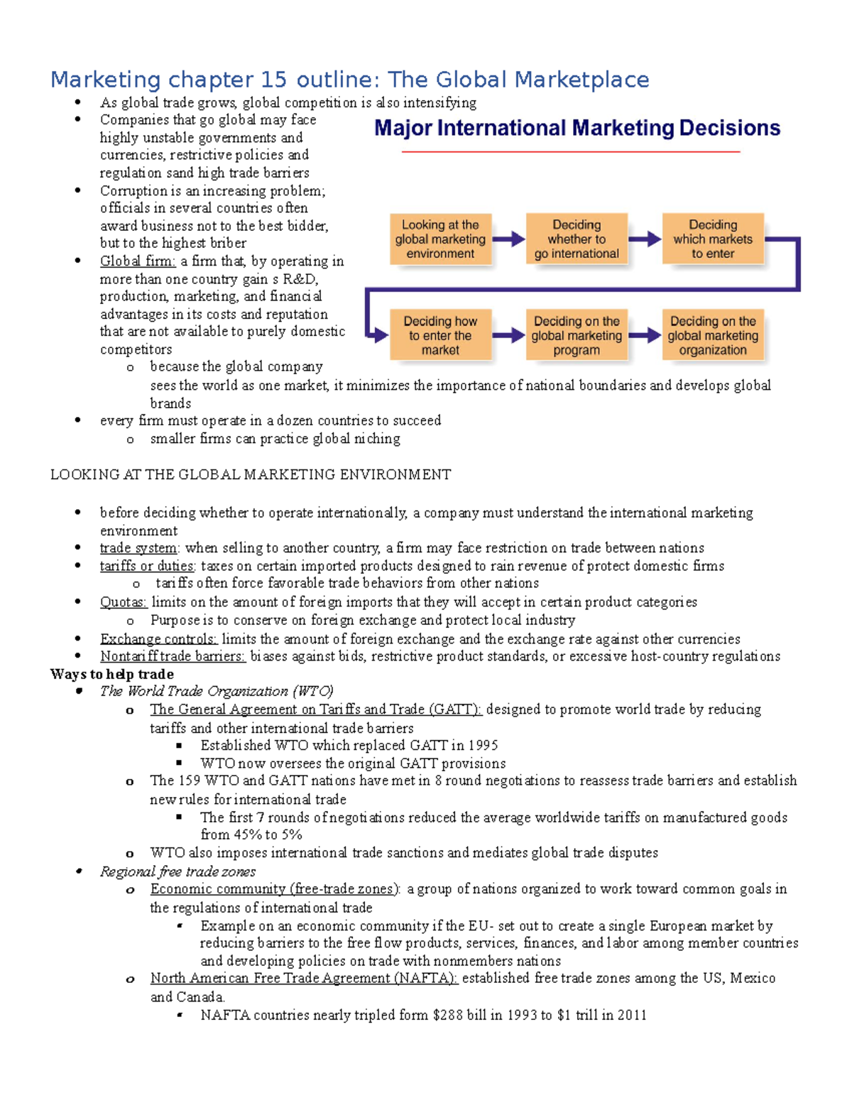 Marketing chapter 15 outline textbook - Marketing chapter 15 outline ...