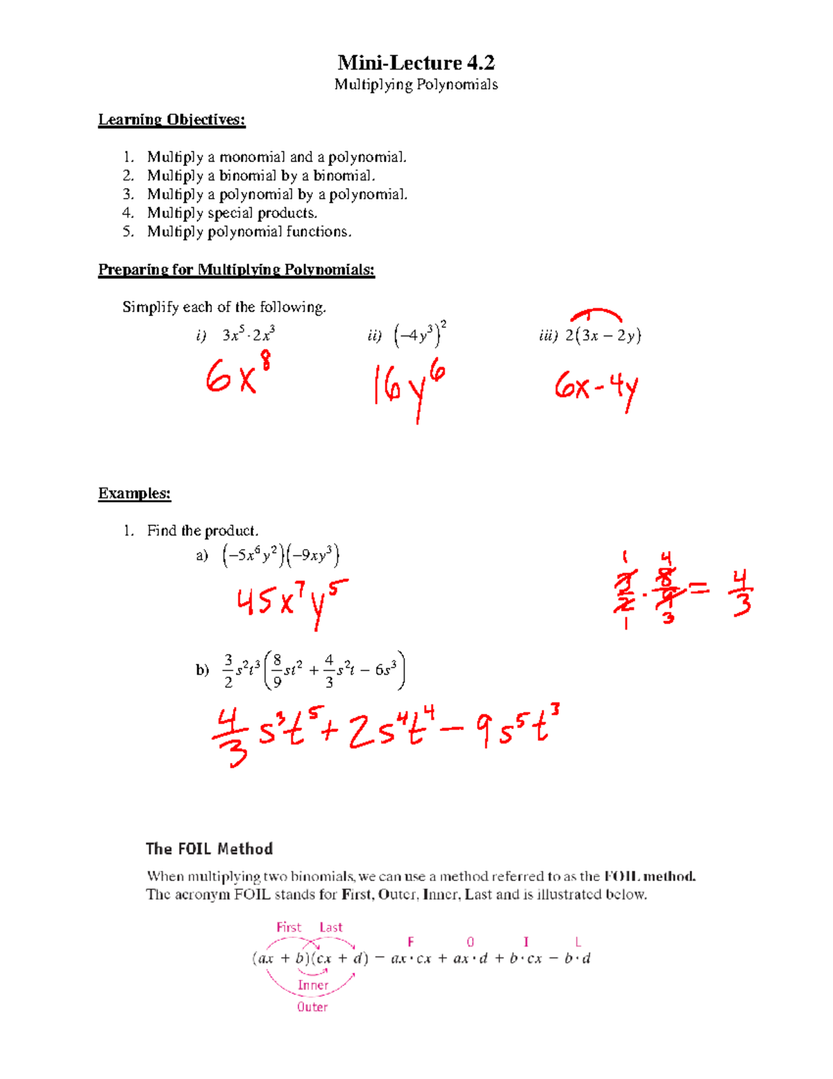 4-2c - will help you in math and help you critically - Mini-Lecture 4 ...