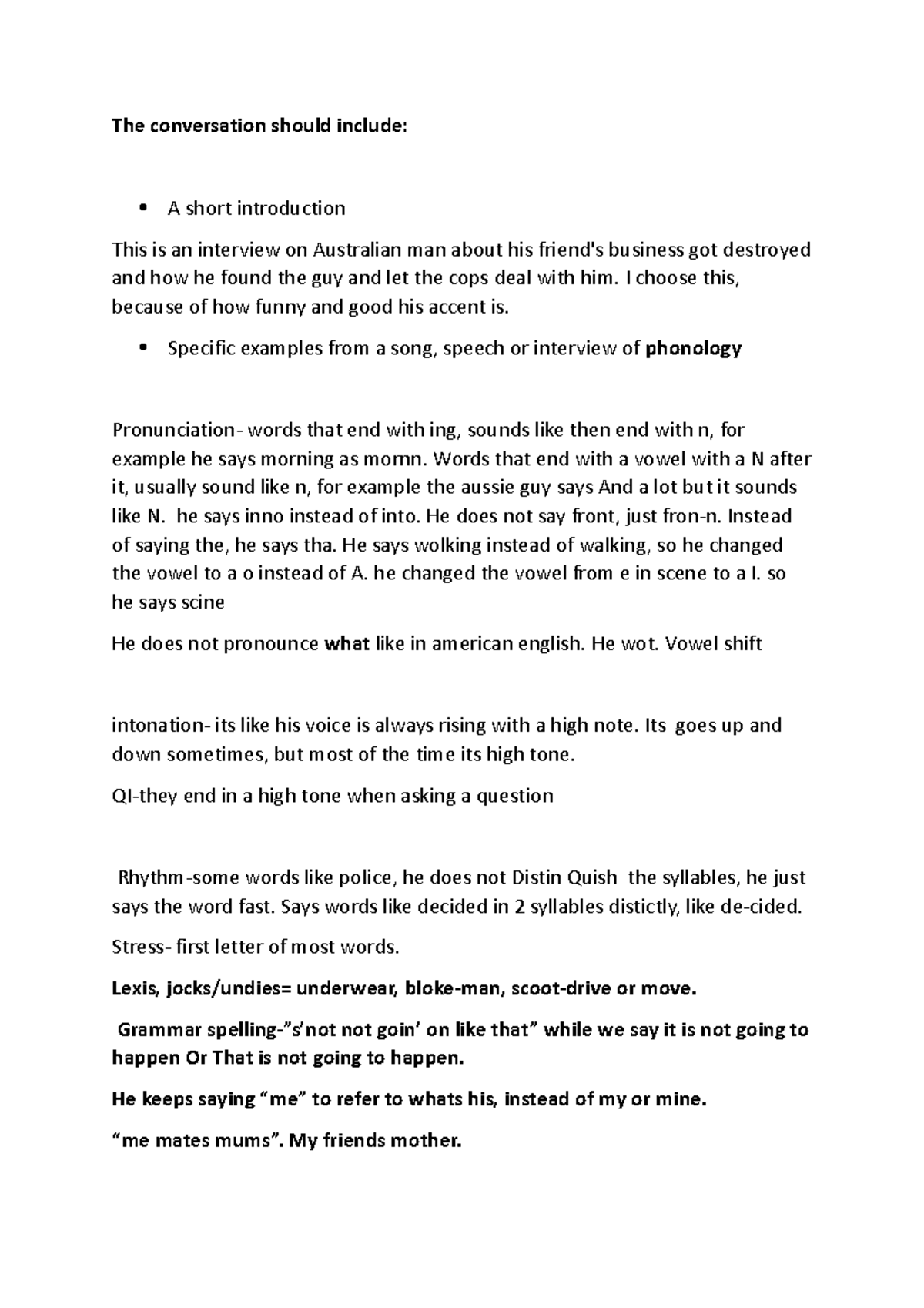 Australian Accent - dialekter i australia - The conversation should ...