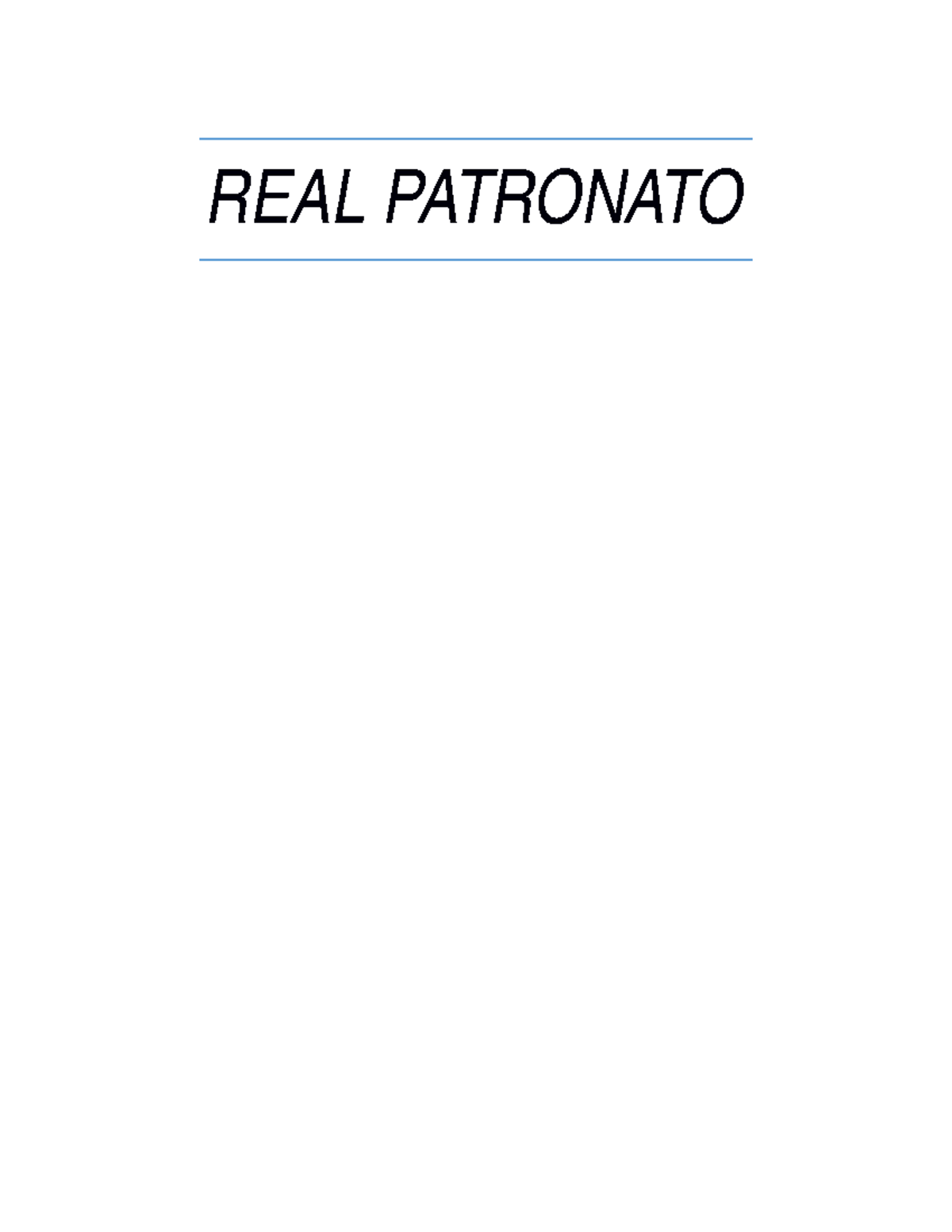 REAL Patronato pequeño trabajo de un tema asignado - REAL PATRONATO ...