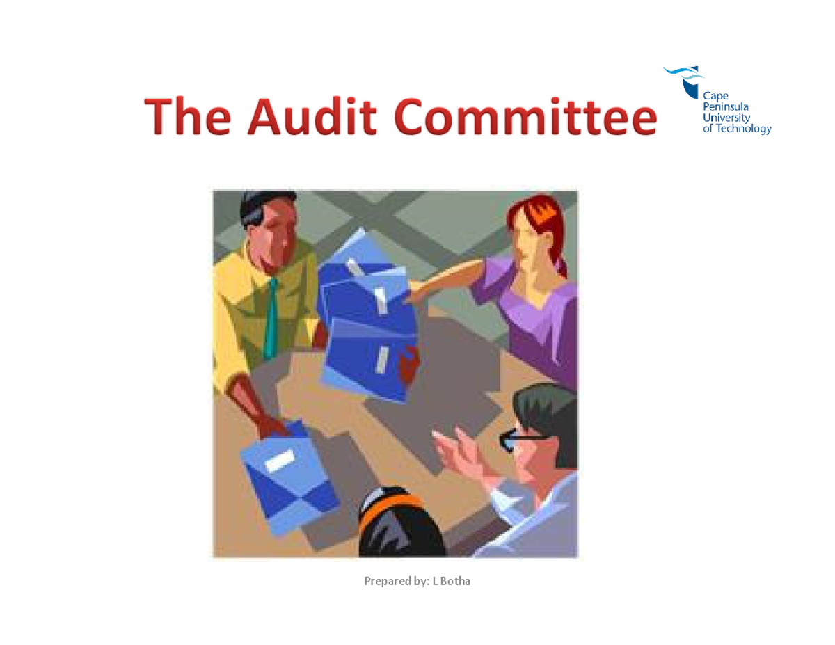 11777712 - Auditing - Audit Committee (AC) requirements ï In South ...