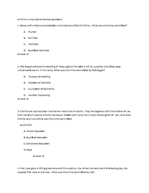 Criminal LAW BOOK 2 - review - CRIMINAL LAW BOOK 2 Abduction - the ...