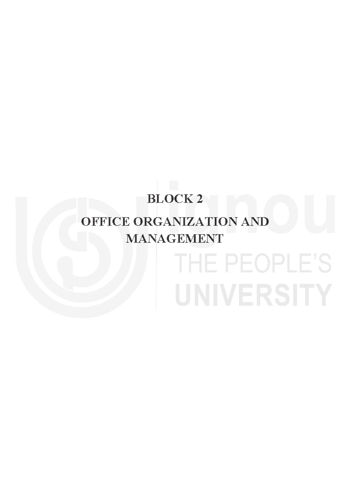 Office administartion & manegement further - Office Etiquette BLOCK 2 ...