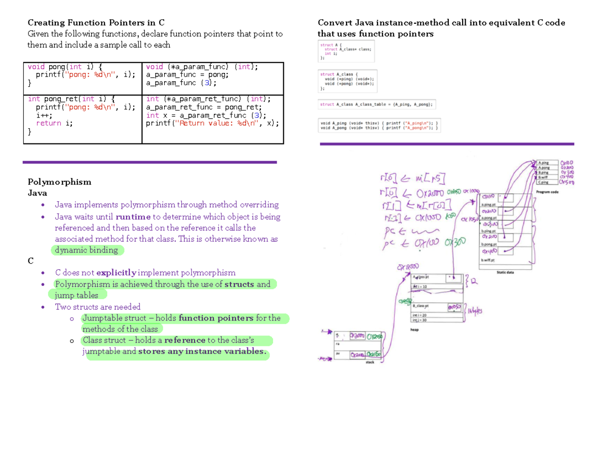 solution to static scalars arrays practice - CPSC 213 - UBC - Studocu