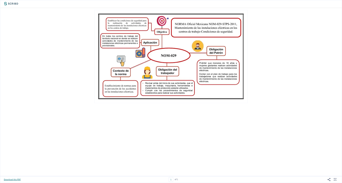 NOM 29 - infografia sobre NOM 29 STPS - Objetivo Establecimiento de ...