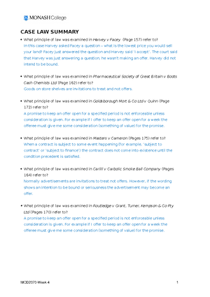 IRAC Structure And Referencing with Example - MCD 2070 Business Law ...