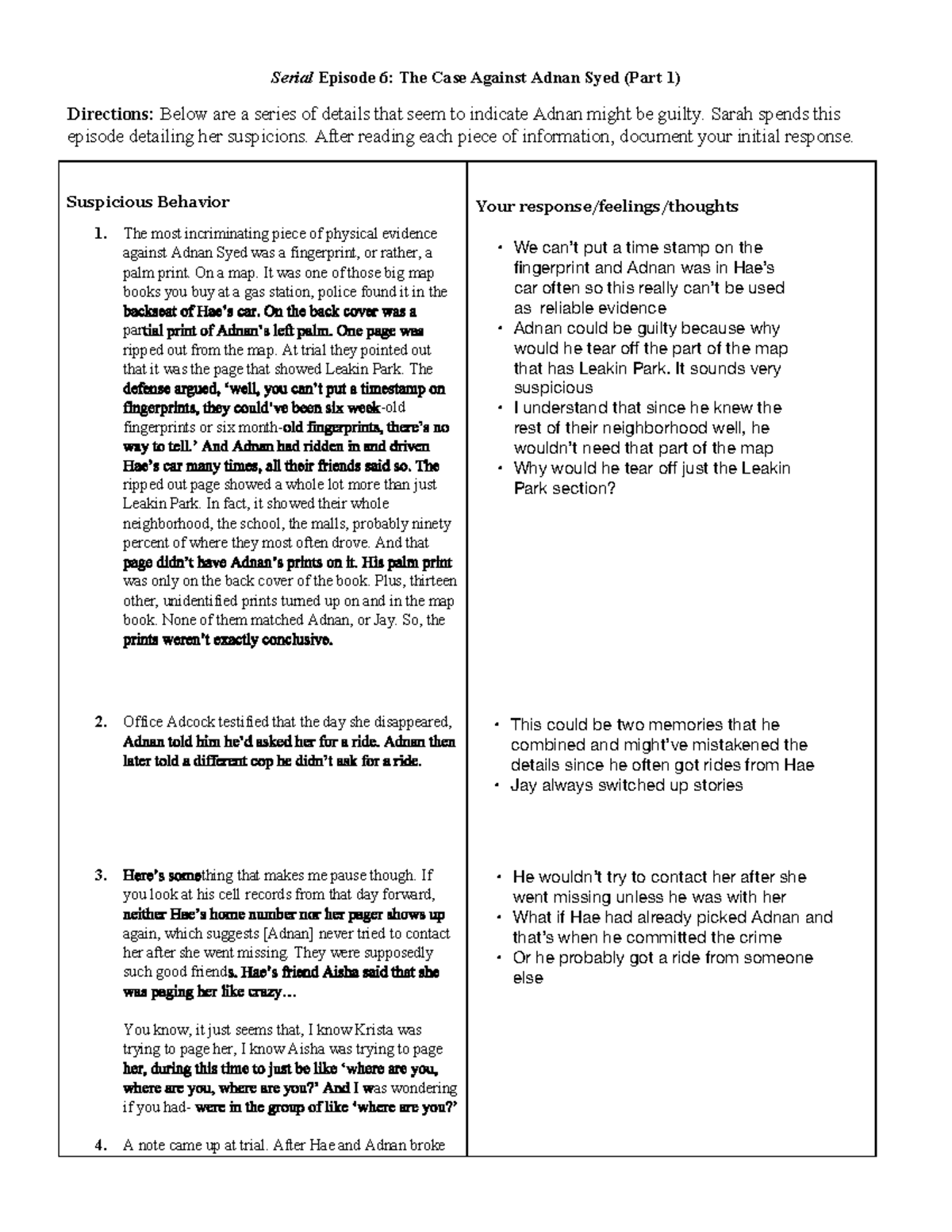 Serial+Ep 6 - Questions and answers that will better help you to ...