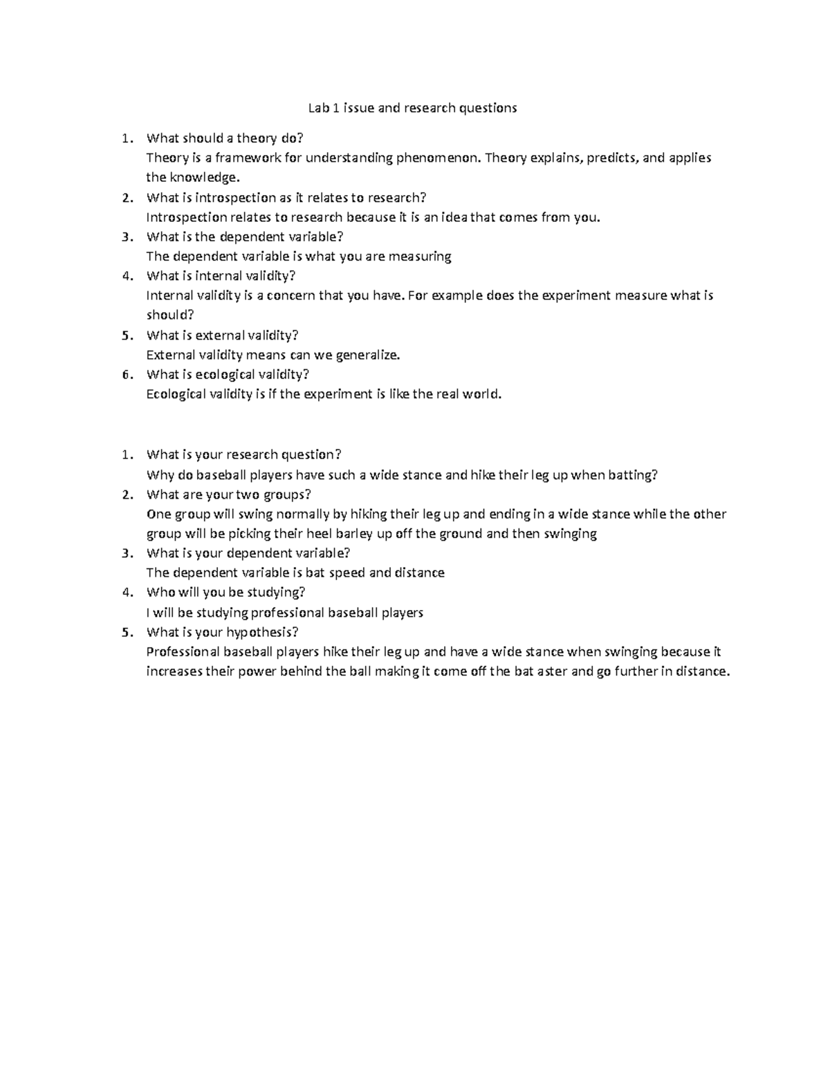 Lab 1 Issue And Research Questions Lab 1 Issue And Research Questions
