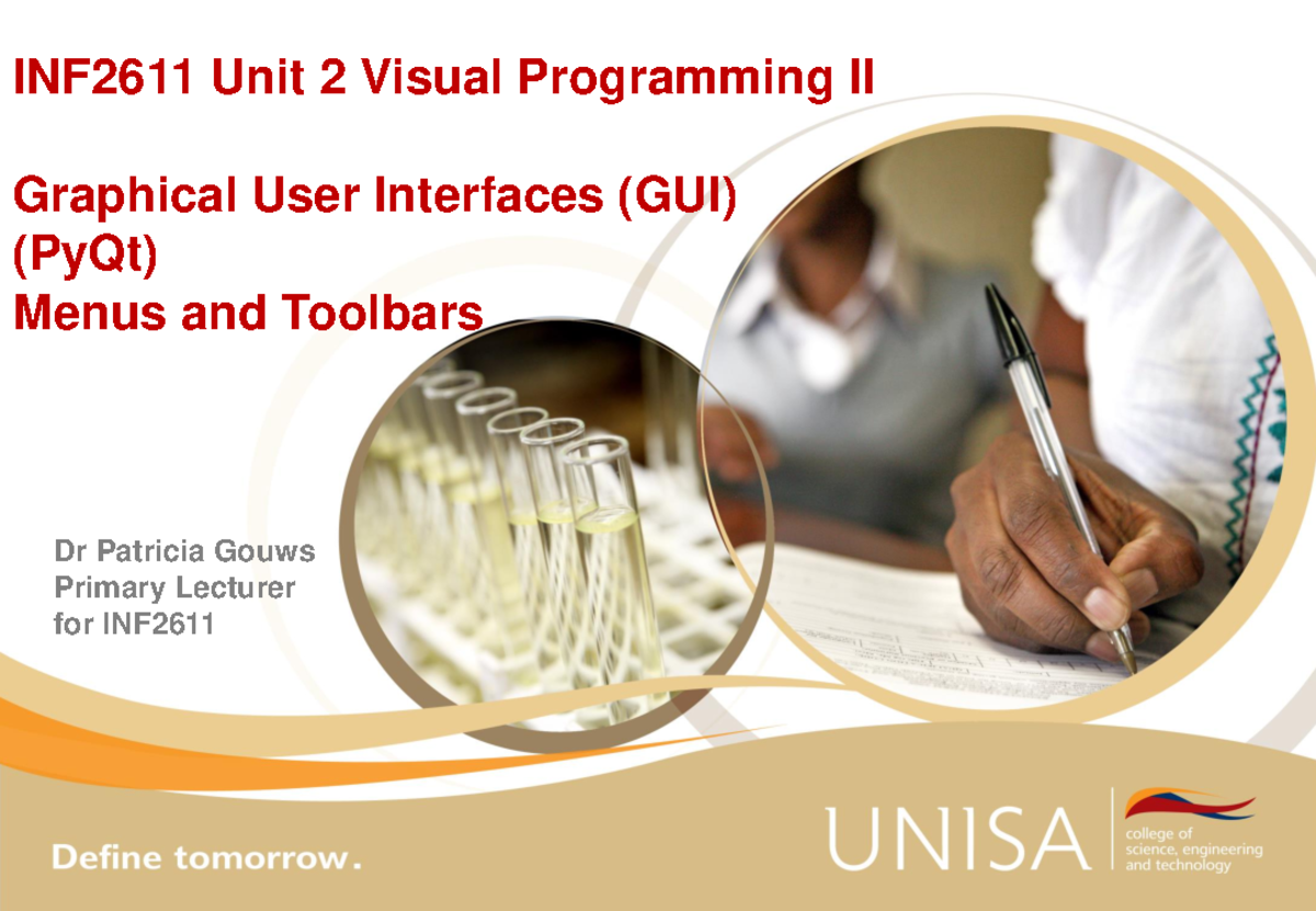2022 Unit2 INF2611 Menu Tab Toolbar - INF2611 Unit 2 Visual Programming II Graphical User ...