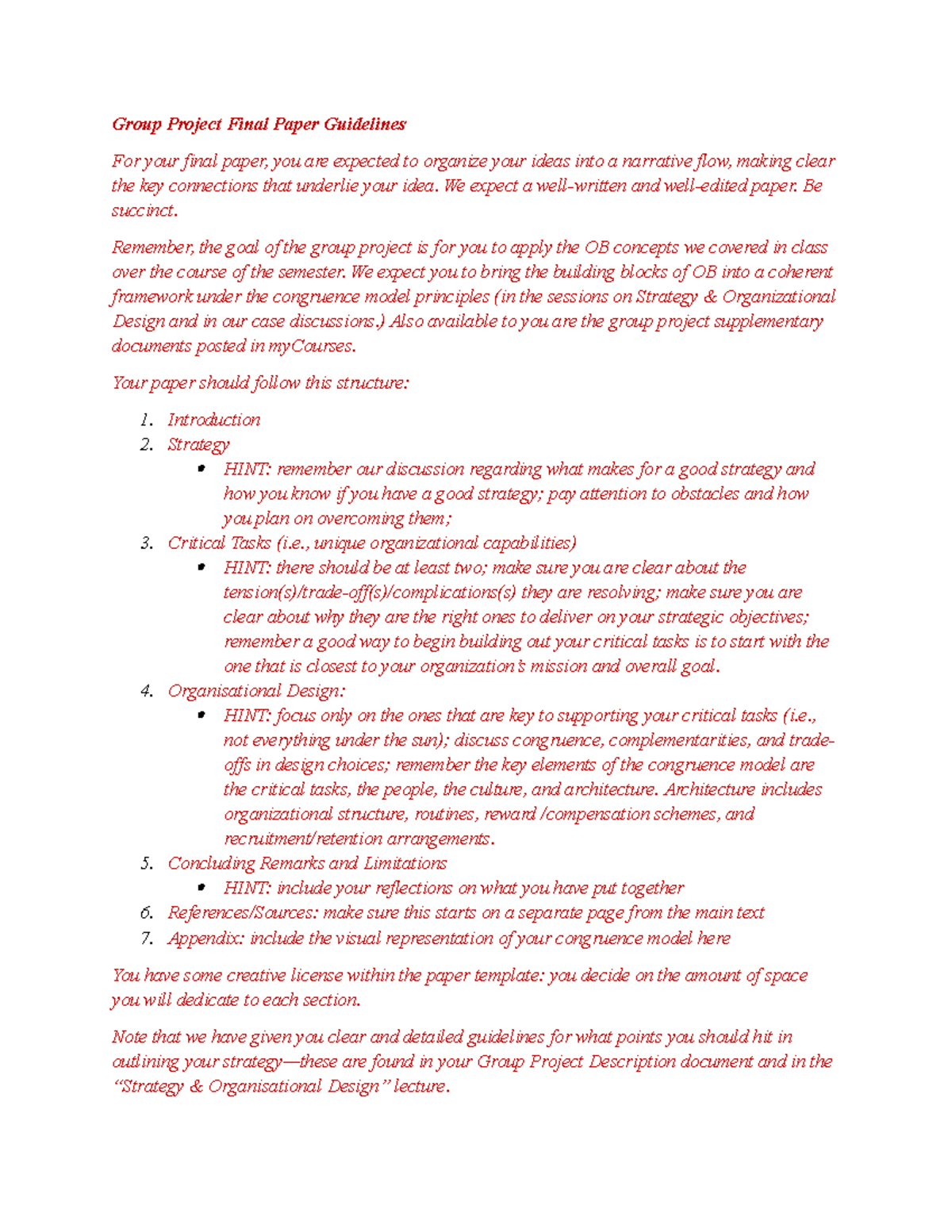 GP Phase 3 template W23 - Group Project Final Paper Guidelines For your ...